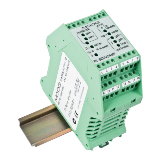 MOOG G122-829A001 APPLICATION NOTES Pdf Download | ManualsLib