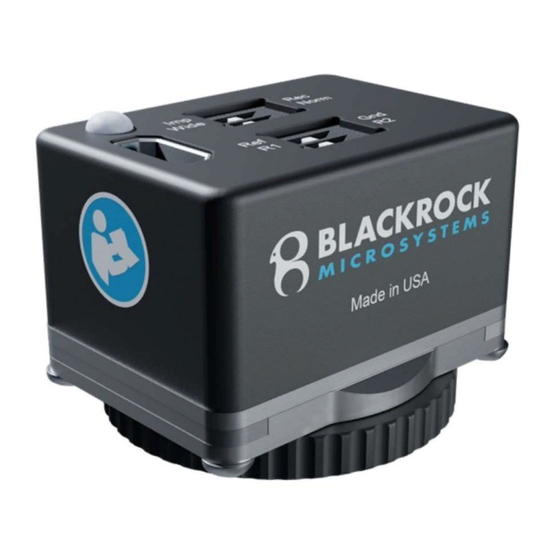 BLACKROCK MICROSYSTEMS CEREPLEX E SERIES INSTRUCTIONS FOR USE MANUAL ...