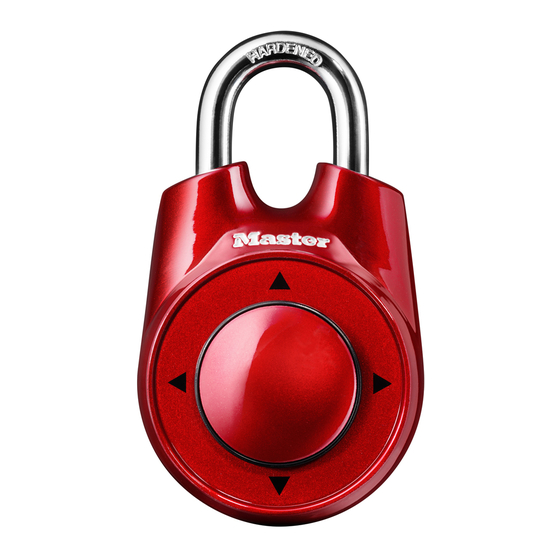 MASTER LOCK SPEED DIAL 1500ID FAQ Pdf Download | ManualsLib