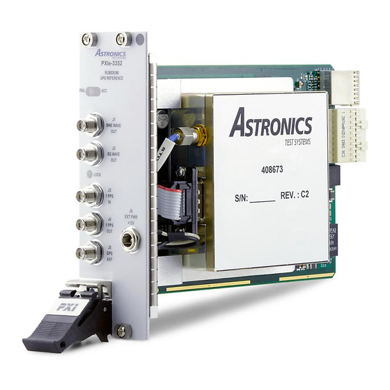 ASTRONICS PXIE-3352 USER MANUAL Pdf Download | ManualsLib