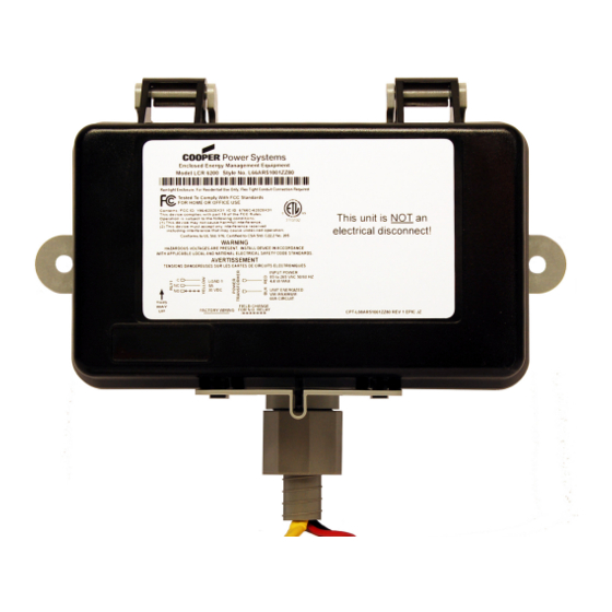 EATON COOPER POWER SYSTEMS LCR 6200 RFN INSTRUCTIONAL LEAFLET Pdf ...