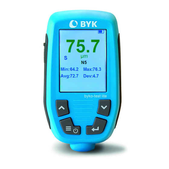 ALTANA BYK BYKO-TEST MANUAL Pdf Download | ManualsLib