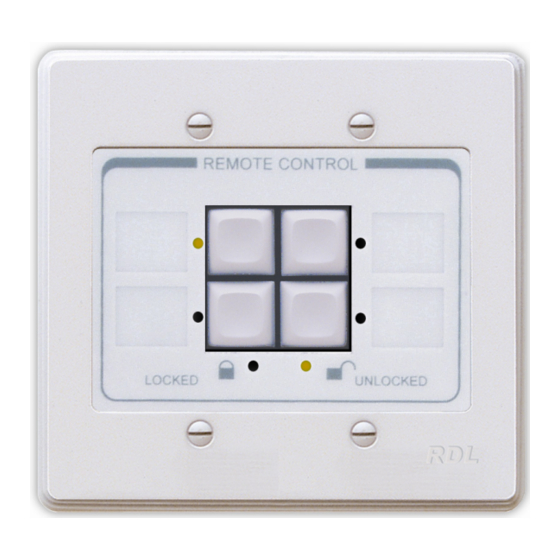 RDL RUC-4 INSTALLATION & OPERATION MANUAL Pdf Download | ManualsLib