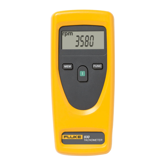 FLUKE 930 USER MANUAL Pdf Download | ManualsLib
