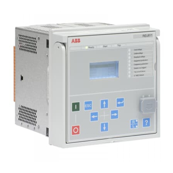 ABB RELION APPLICATIONS MANUAL Pdf Download | ManualsLib