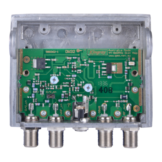 KINGRAY DW32 INSTALLATION MANUAL Pdf Download | ManualsLib