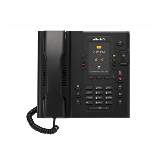 WINDSTREAM TECHNOLOGIES VERGE IP PHONE SERIES QUICK START MANUAL Pdf ...