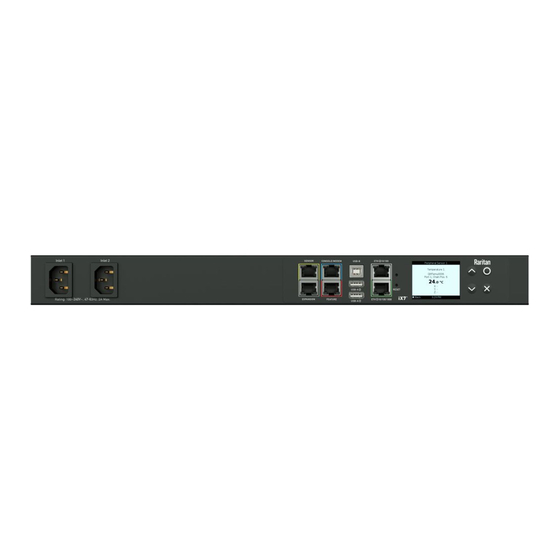 LEGRAND RARITAN SMART RACK CONTROLLER SRC-0100 QUICK SETUP MANUAL Pdf ...