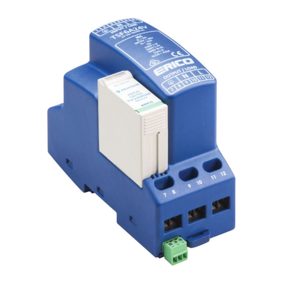 PENTAIR ERICO CRITEC TSF SERIES INSTRUCTION SHEET Pdf Download | ManualsLib