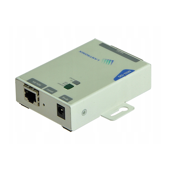 LANTRONIX MSS100 INSTALLATION MANUAL Pdf Download | ManualsLib