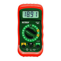 Extech Instruments Multimeter User Manuals Download | ManualsLib