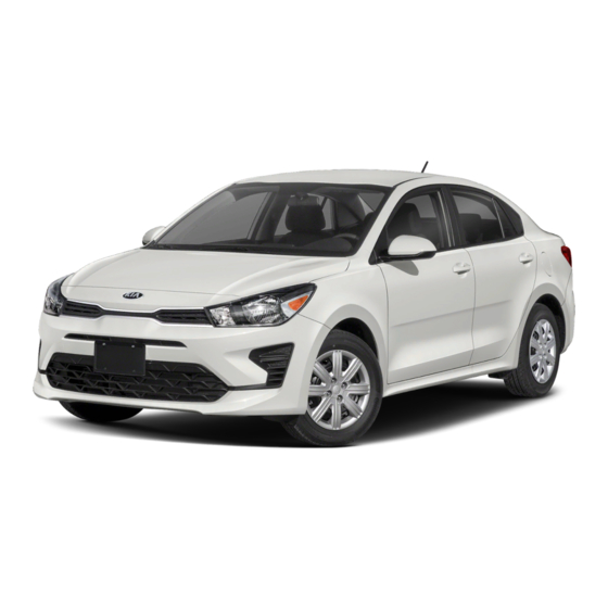 KIA RIO 2021 OWNER'S MANUAL Pdf Download | ManualsLib