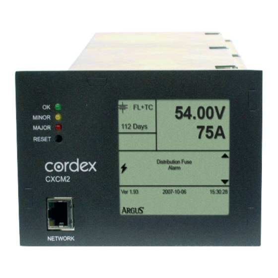 ARGUS CORDEX CXCM2 REPLACEMENT PROCEDURE Pdf Download | ManualsLib