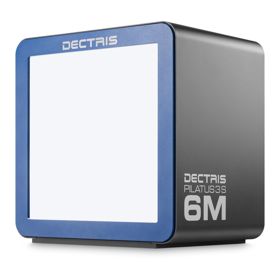 DECTRIS PILATUS3 S 6M-NSRRC TECHNICAL SPECIFICATIONS AND OPERATING ...