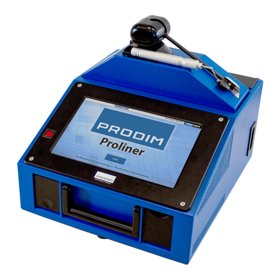 PRODIM PROLINER QUICK START MANUAL Pdf Download | ManualsLib