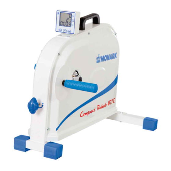MONARK COMPACT REHAB 871E MANUAL Pdf Download | ManualsLib