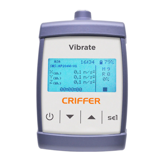 CRIFFER VIBRATE OPERATION MANUAL Pdf Download | ManualsLib