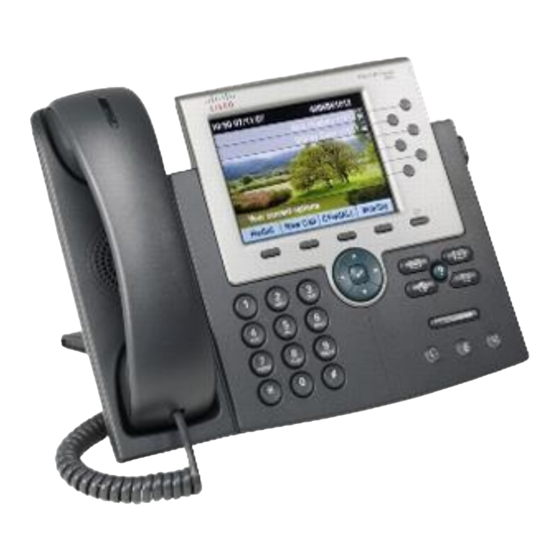 CISCO 7945 QUICK REFERENCE MANUAL Pdf Download | ManualsLib