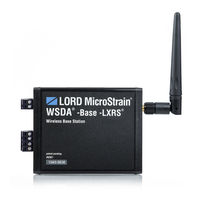 Lord microstrain WSDA-Base-104-LXRS Manuals | ManualsLib