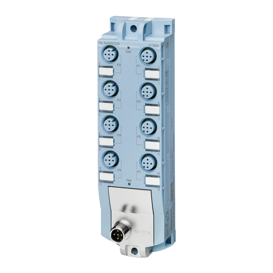 SIEMENS SIMATIC ET 200AL SYSTEM MANUAL Pdf Download | ManualsLib