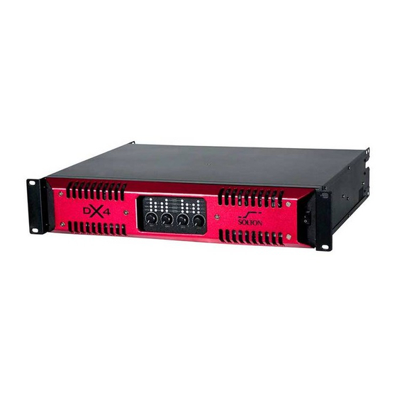 SOLTON DX4 USER MANUAL Pdf Download | ManualsLib