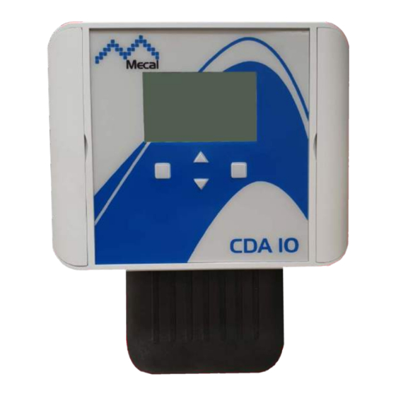 MECAL CDA10 USE AND MAINTENANCE MANUAL Pdf Download | ManualsLib