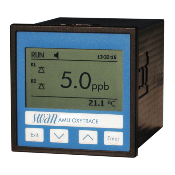 SWAN ANALYTICAL INSTRUMENTS AMU OXYTRACE OPERATOR'S MANUAL Pdf Download ...