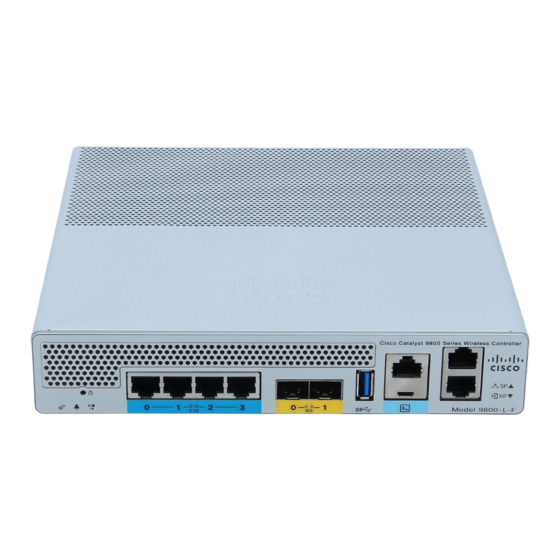 CISCO CATALYST 9800-L SERIES HARDWARE INSTALLATION MANUAL Pdf Download ...