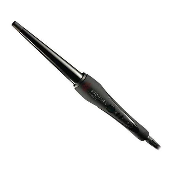 WELLA PRO-CURL CONICAL CT 15 MANUAL Pdf Download | ManualsLib
