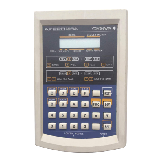 YOKOGAWA AF220 APPLICATION NOTE Pdf Download | ManualsLib
