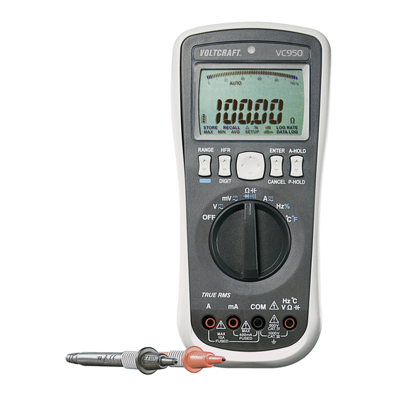 VOLTCRAFT VC930 OPERATING INSTRUCTIONS MANUAL Pdf Download | ManualsLib