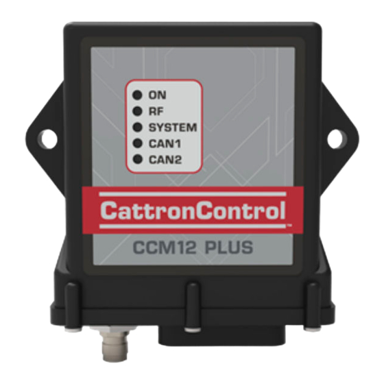 CATTRON CCM12 CANBUS USER MANUAL Pdf Download | ManualsLib