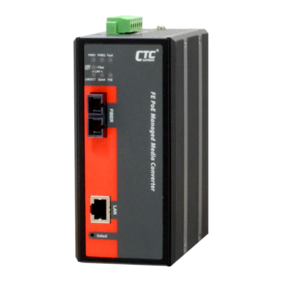 CTC UNION IMC-100M-PH12 QUICK INSTALLATION MANUAL Pdf Download | ManualsLib