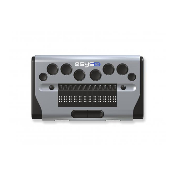 EUROBRAILLE ESYS SERIES USER MANUAL Pdf Download | ManualsLib