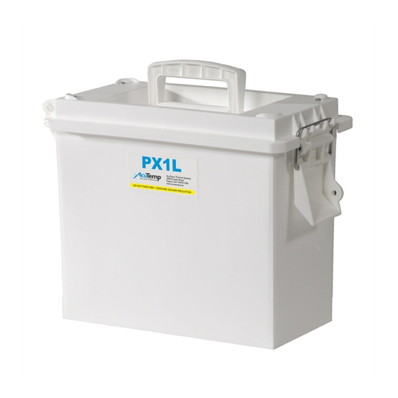 ACUTEMP PX1L USER INFORMATION Pdf Download | ManualsLib