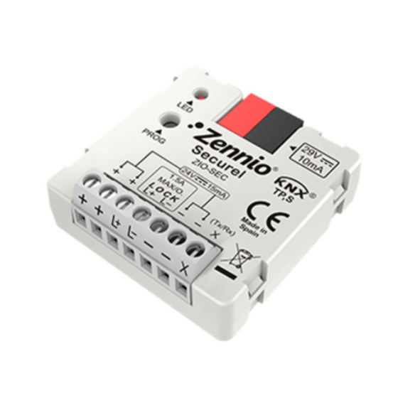 ZENNIO SECUREL ZIO-SEC USER MANUAL Pdf Download | ManualsLib