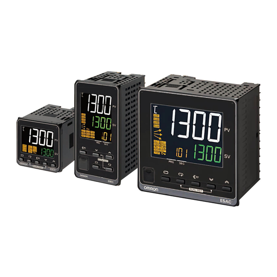 OMRON E5 C SERIES MANUAL Pdf Download | ManualsLib