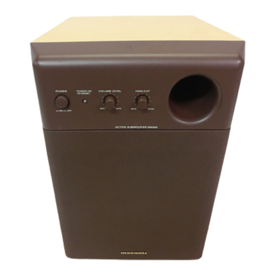 MARANTZ SW200 SERVICE MANUAL Pdf Download | ManualsLib