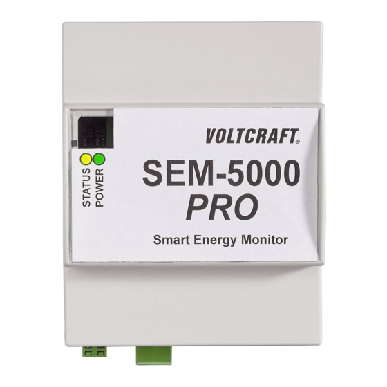 VOLTCRAFT SEM-5000 PRO BRIEF INSTRUCTIONS Pdf Download | ManualsLib