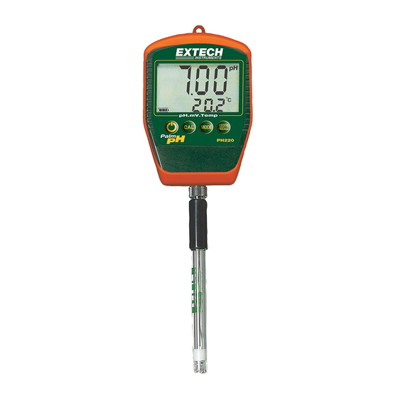 EXTECH INSTRUMENTS PH220 USER MANUAL Pdf Download | ManualsLib