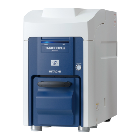 HITACHI TM4000 SIMPLE MANUAL Pdf Download | ManualsLib