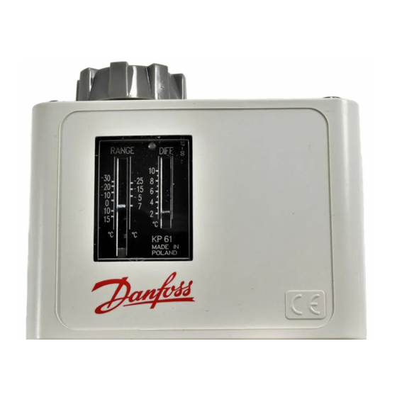 DANFOSS KP SERIES INSTRUCTIONS Pdf Download | ManualsLib