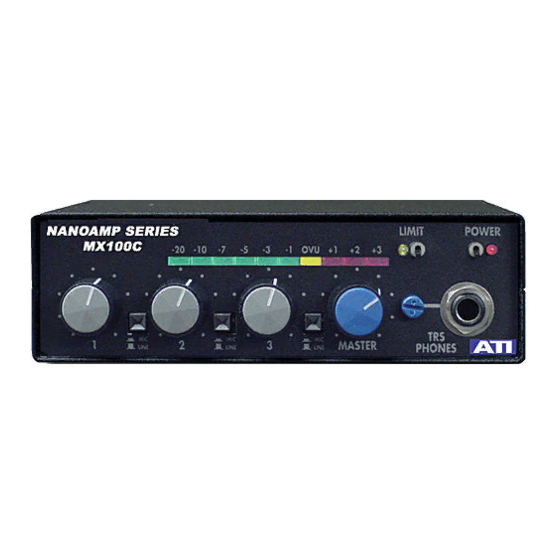 ATI TECHNOLOGIES MX100 OPERATING AND MAINTENANCE MANUAL Pdf Download ...