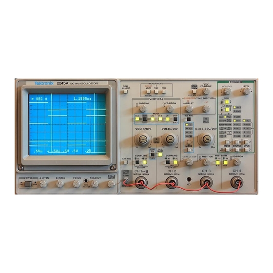 TEKTRONIX 2245A OPERATOR'S MANUAL Pdf Download | ManualsLib