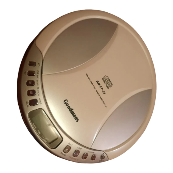 GOODMANS CDMP3722K INSTRUCTION MANUAL Pdf Download | ManualsLib