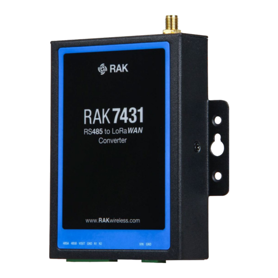 RAKWIRELESS RAK7431 MANUAL Pdf Download | ManualsLib