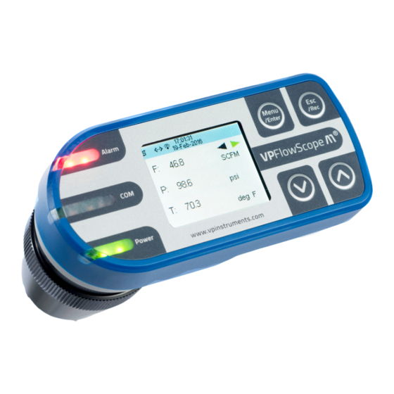 VP INSTRUMENTS VPFLOWSCOPE M PROBE USER MANUAL Pdf Download | ManualsLib