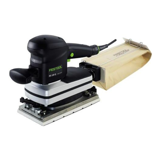 FESTOOL RS 100 Q OPERATING MANUAL Pdf Download | ManualsLib
