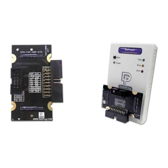 DEDIPROG STARPROG-A USER MANUAL Pdf Download | ManualsLib