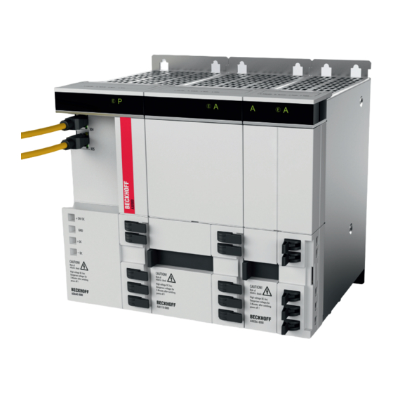 BECKHOFF AX8000 OPERATING INSTRUCTIONS MANUAL Pdf Download | ManualsLib